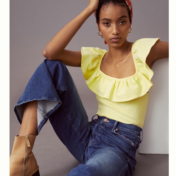 Maeve | Tops | Maeve Joanna Ruffled Top | Poshmark